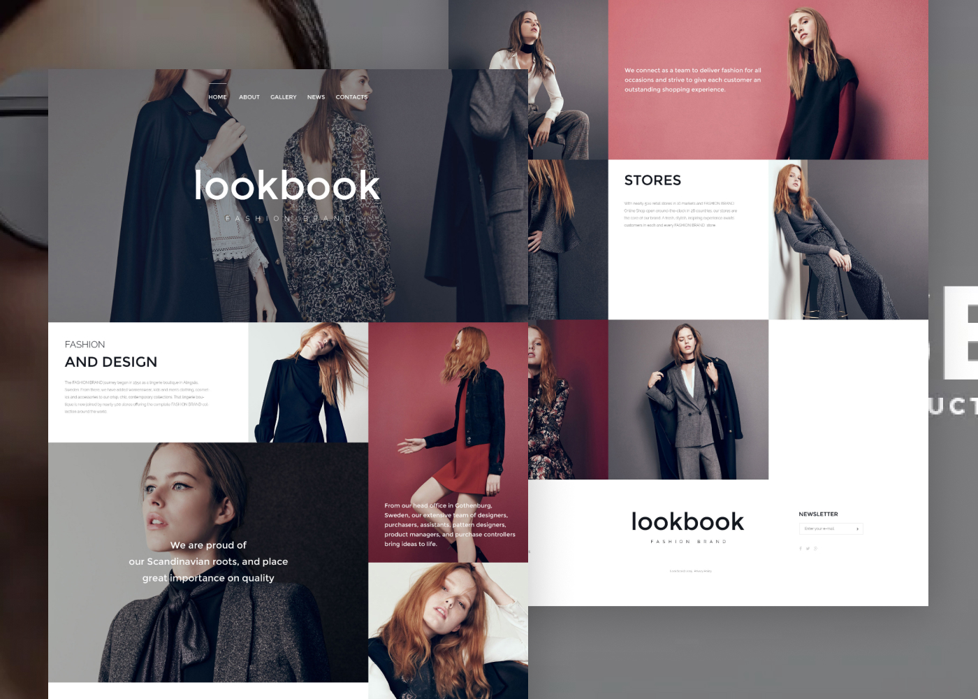 Model Porfolio website Design | Apptag Solution